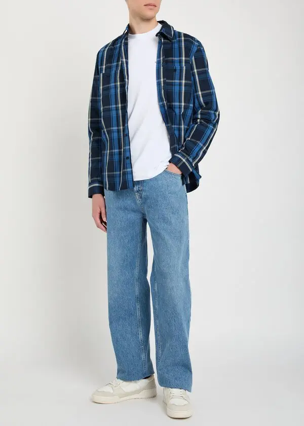 Belstaff Fleet Checked Cotton-poplin Shirt