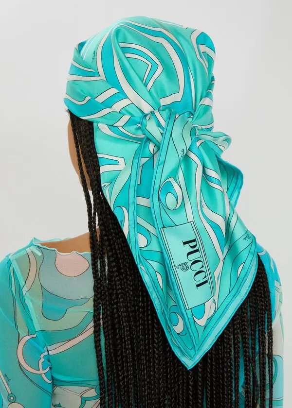 Emilio Pucci Printed Silk-twill Scarf