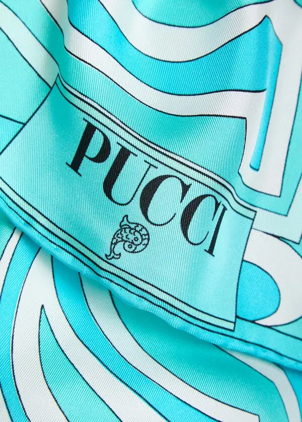 Emilio Pucci Printed Silk-twill Scarf