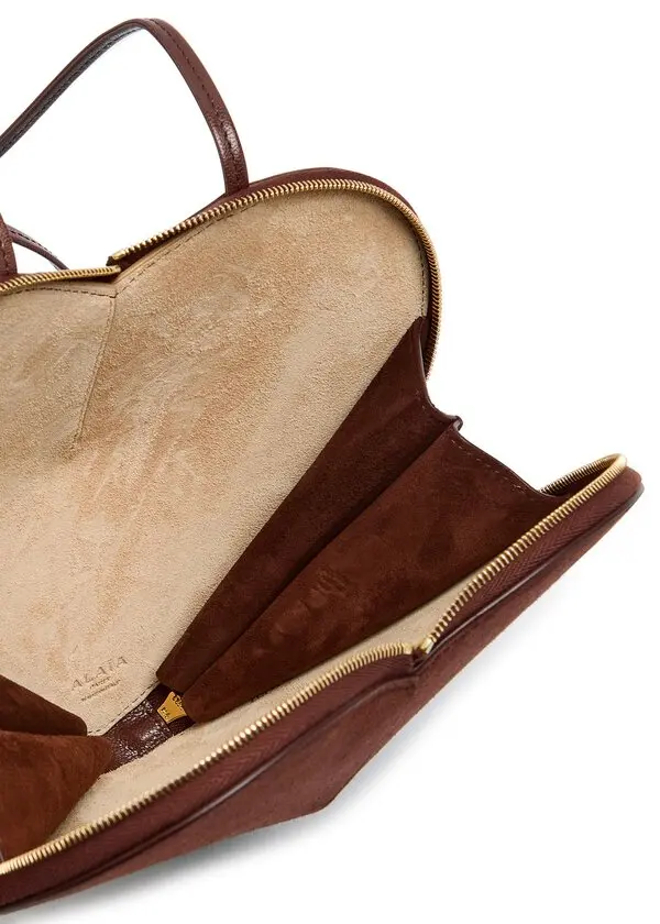 Alaïa Le Coeur Suede Cross-body Bag