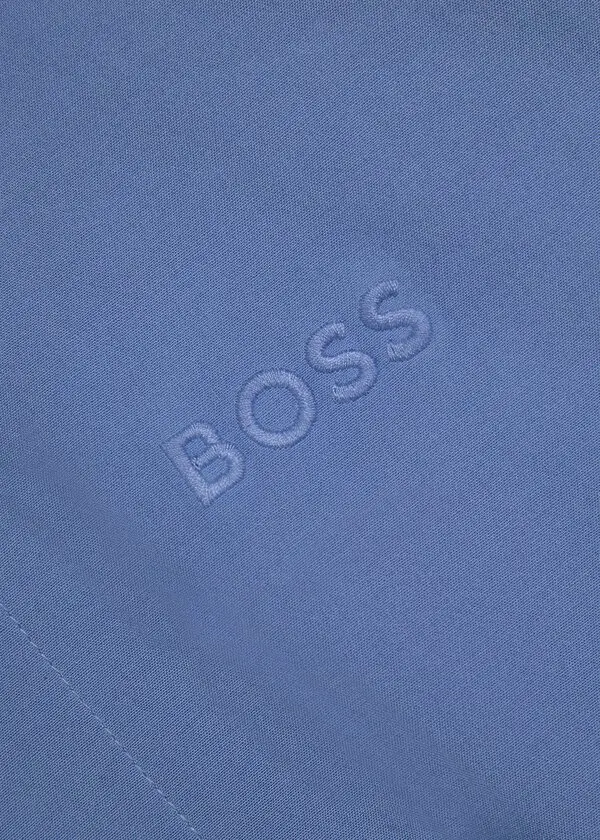 BOSS Chris Logo-embroidered Woven Pyjama Set