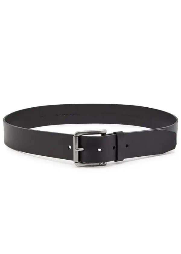 BOSS Joris Leather Belt - Black