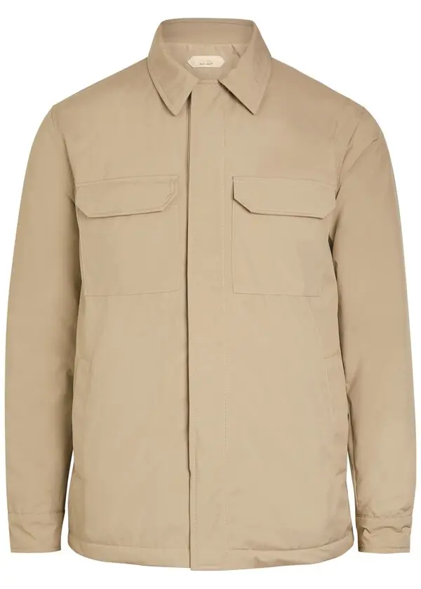 AURELIEN Quilted Shell Jacket - Beige
