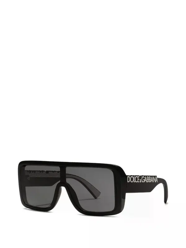 Dolce & Gabbana Logo Rectangle-frame Sunglasses