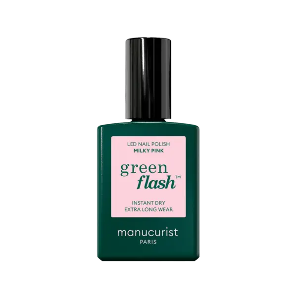 MANUCURIST Green Flash Led Gel Polish - Milky Pink