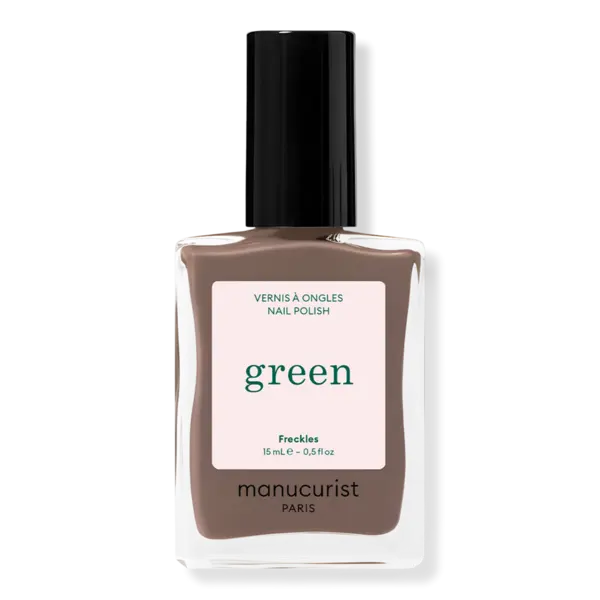 MANUCURIST Green Nail Polish, Quick Dry, Non-toxic Nail Polish With Gel-like Finish - Freckles