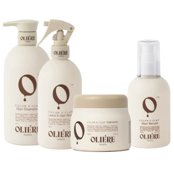 OLIERE PARIS Color Eclat Repairing Hydrating Color-protecting Hair Care Set - One-color