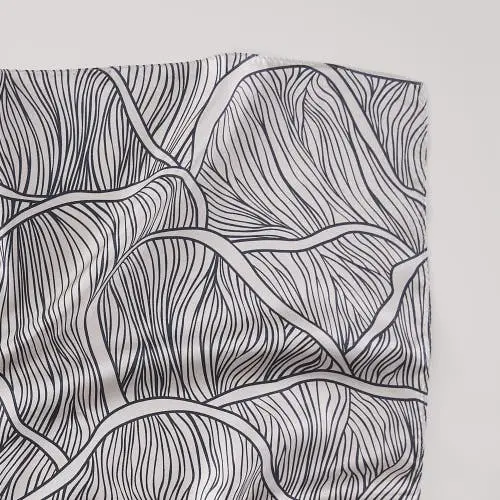 CHUKS COLLINS X LUSH DECOR Umbra Bloom Silk Scarf