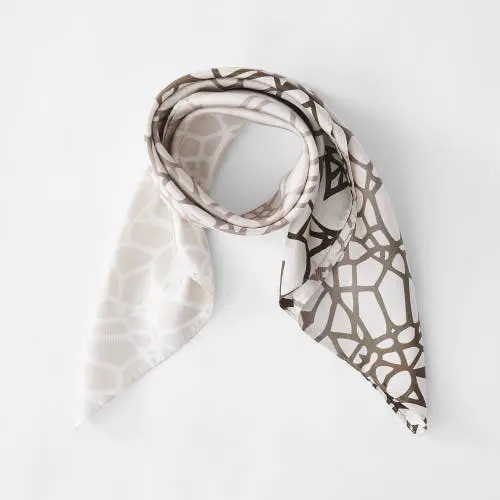 CHUKS COLLINS X LUSH DECOR Ethereal Tangle Silk Scarf