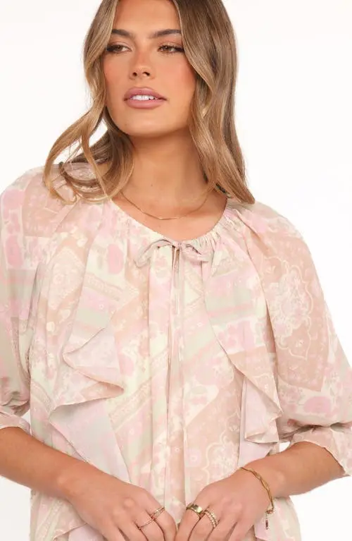 PETAL & PUP Arletta Ruffle Top