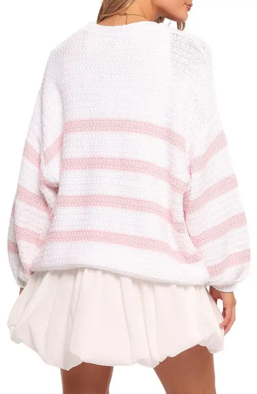 PETAL & PUP Darcey Oversize Stripe Sweater