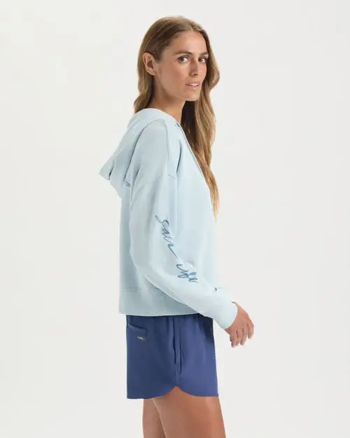 SALT LIFE Mahi Bloom Cropped Hoodie