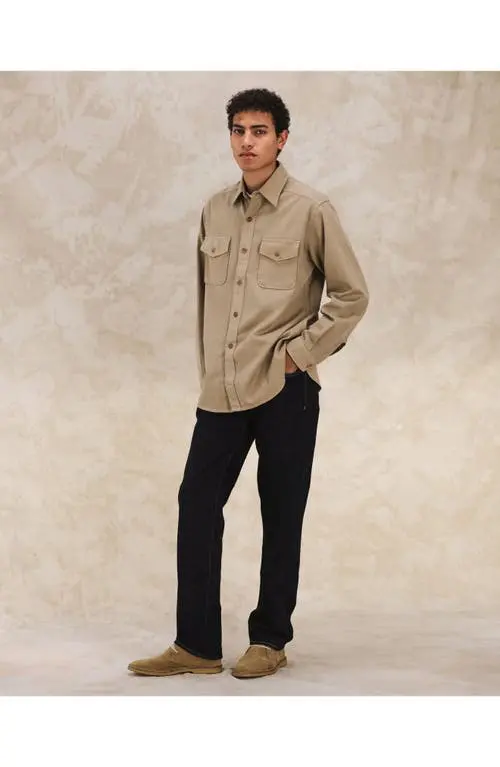 FORTELA Cpo Cotton Overshirt - Camel