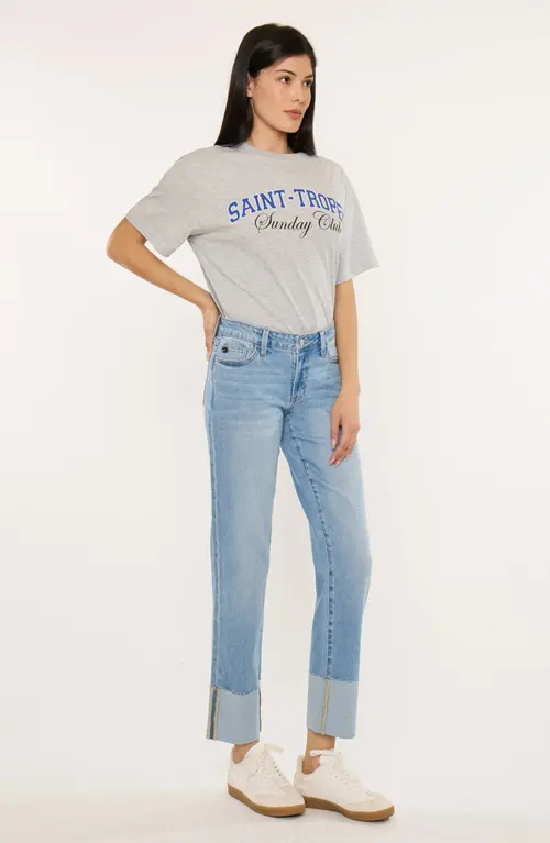 KANCAN Tiffany Essentials Low Rise Straight Jeans