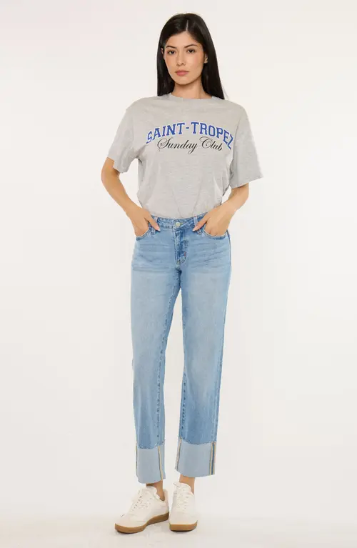 KANCAN Tiffany Essentials Low Rise Straight Jeans