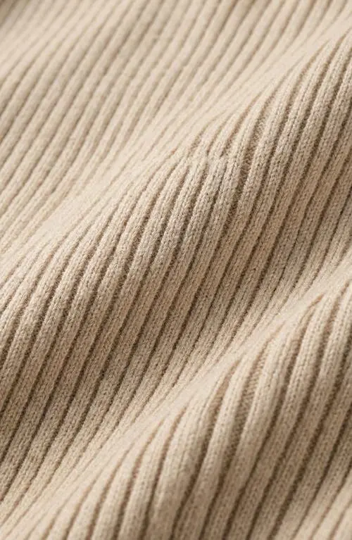 MODENAIRE Ribbed Knit Tie Waist Midi Dress