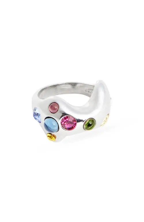 Collina Strada Bat Ring - Silver Multi