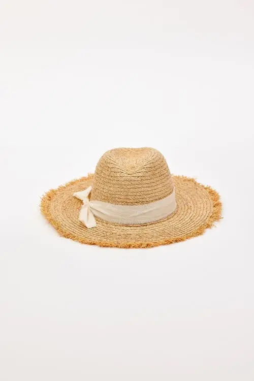 Hat Attack Indie Continental Wide Brim Hat - Natural/ivory