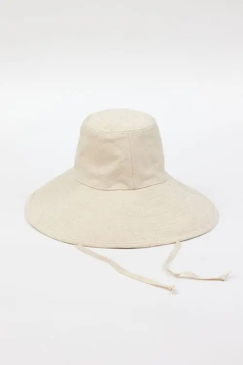 Hat Attack Livvy Canvas Sunhat - Natural