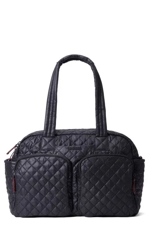 Mz Wallace Quilted Nylon Duffle Bag