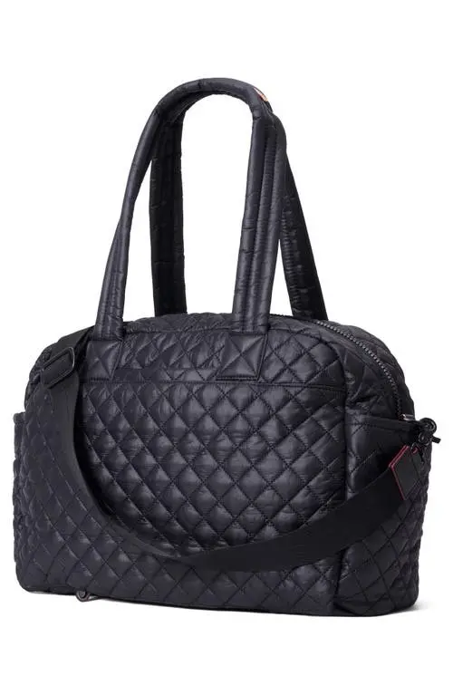 Mz Wallace Quilted Nylon Duffle Bag