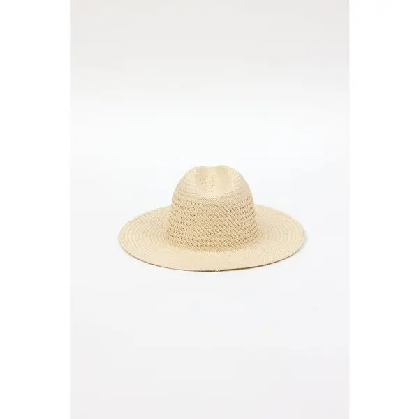 Hat Attack Luxe Vented Packable Fedora - Natural