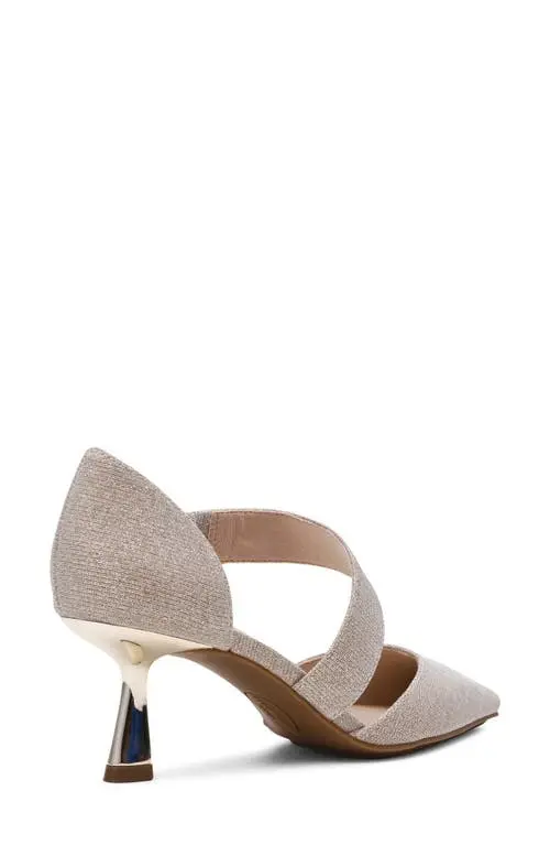Anne Klein Cerys Pump - Light Gold Fabric
