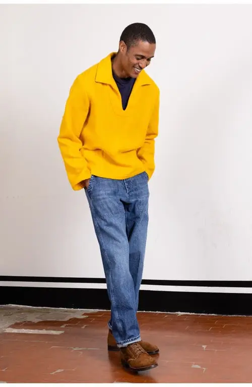 FORTELA Relaxed Fit Denim Trousers - Blue