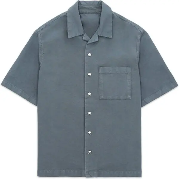 FORTELA Bowling Short Sleeve Shirt - Sky