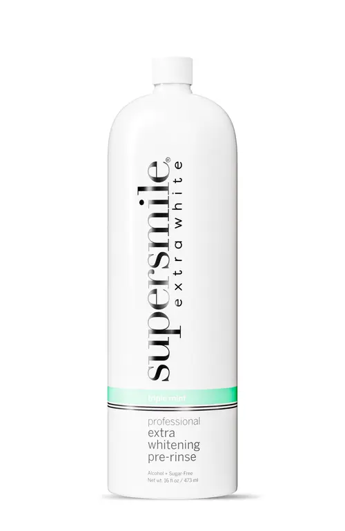 SUPERSMILE Professional Extra Ning Pre-rinse 16oztriple Mint - White