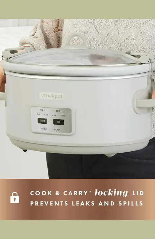 CROCK-POT 7-quart Cook & Carry Slow Cooker