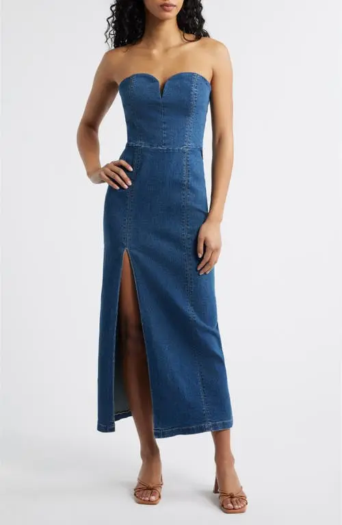 FREEMARKET Strapless Maxi Dress