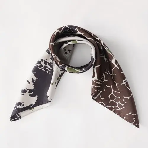 CHUKS COLLINS X LUSH DECOR Threaded Roots Silk Scarf