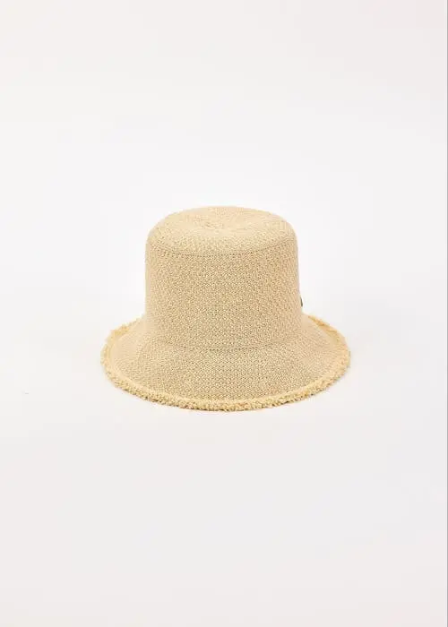 Hat Attack Penny Woven Bucket - Natural