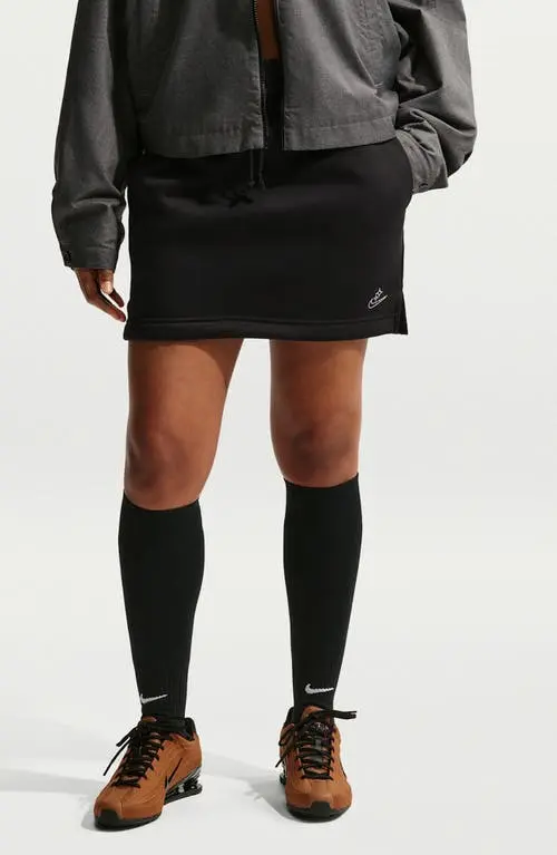 Nike Sportswear Phoenix Fleece Miniskirt - 010 Black
