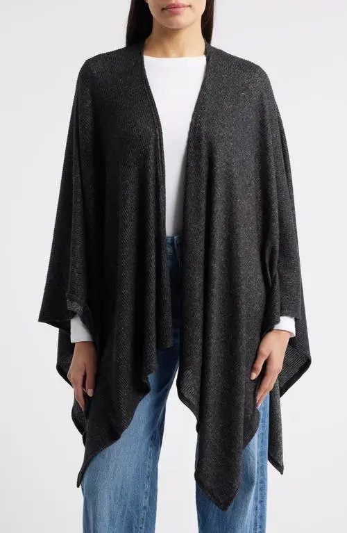 Loveappella Rib Shawl - Charcoal