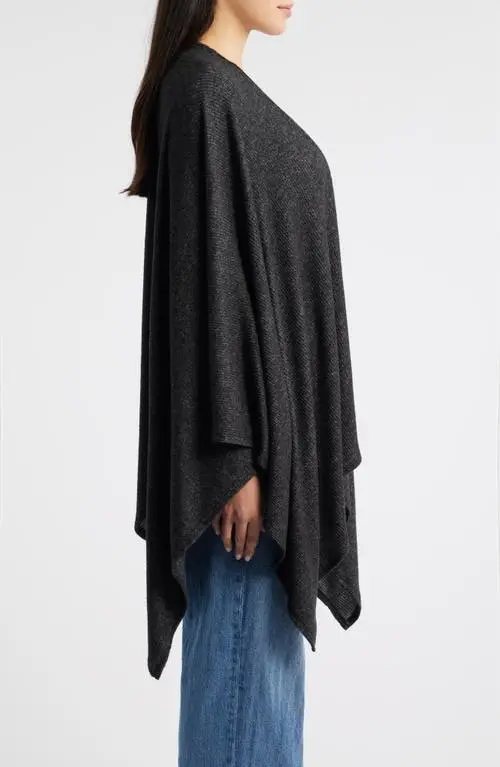 Loveappella Rib Shawl - Charcoal