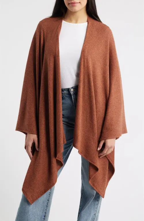 Loveappella Rib Shawl - Rust