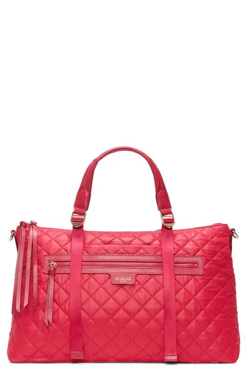 Mz Wallace Medium Park Quilted Satchel - Apple