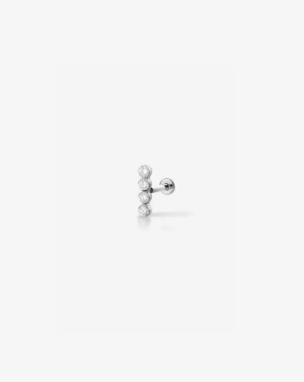 Ring Concierge Lab Diamond Flatback Earring - One-color