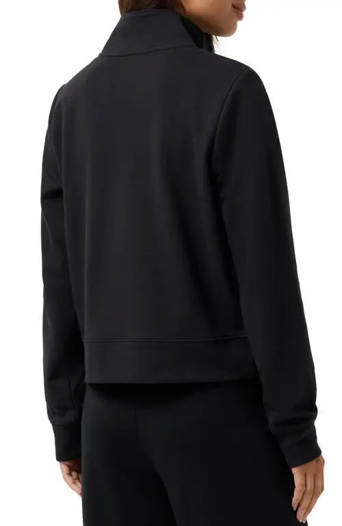 Travis Mathew Cloud Half Zip Pullover - Black