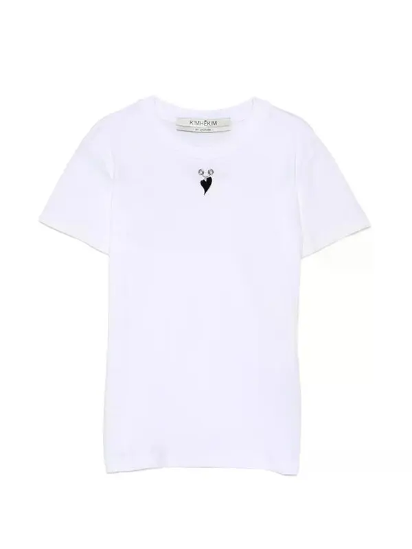 KIMHEKIM Heart-charm T-shirt
