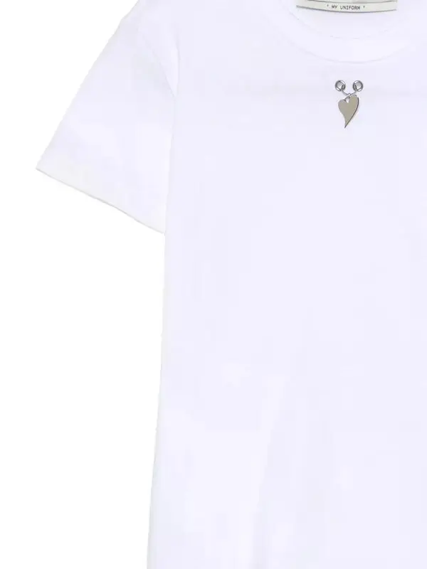 KIMHEKIM Heart-charm T-shirt