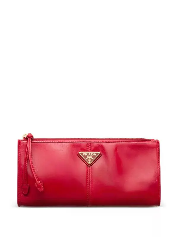 Prada Leather Wallet - Red