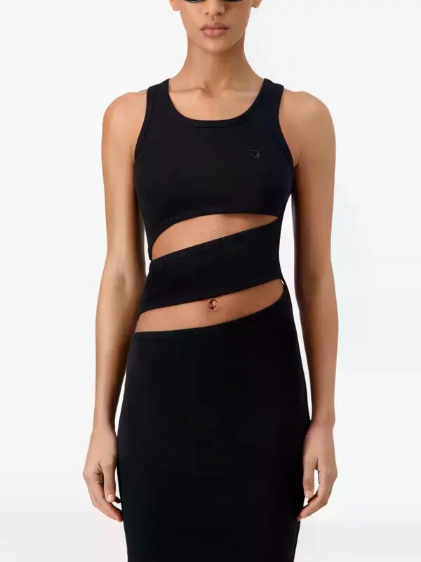 Coperni Cut-out Mini Dress - Black