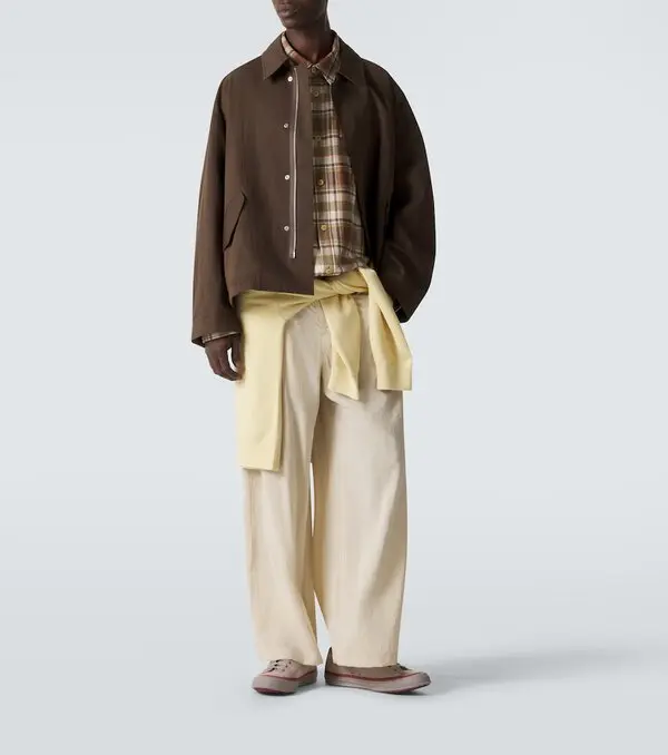 Visvim Lumber Plaid Wool And Linen Shirt