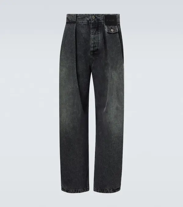 Loewe Pleated Barrel-leg Jeans