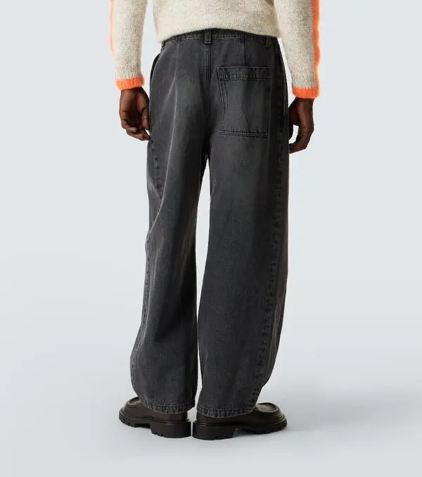 Loewe Pleated Barrel-leg Jeans
