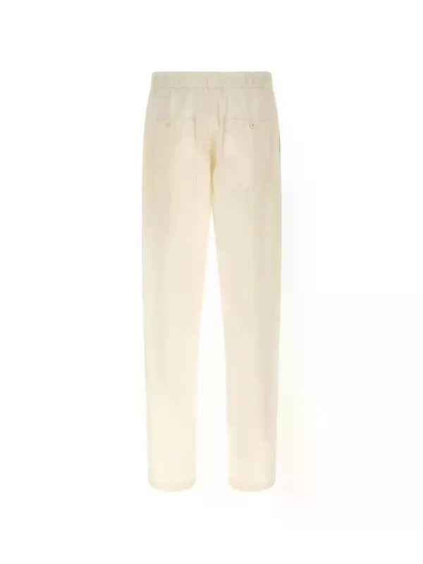 JIL SANDER Drawstring Cargo Trousers - Neutrals