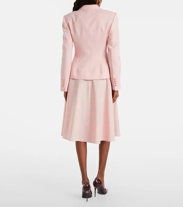 Dolce & Gabbana Wool-blend Midi Skirt
